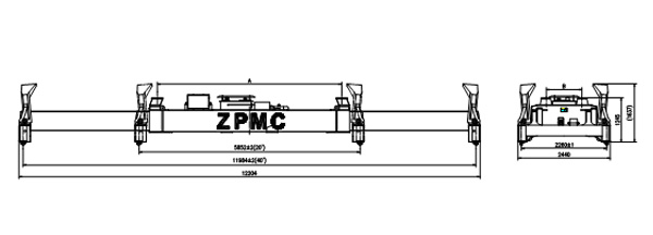 ZPMC Single-lift light Spreader (Movable Flipper) – Eu Jin Sdn Bhd