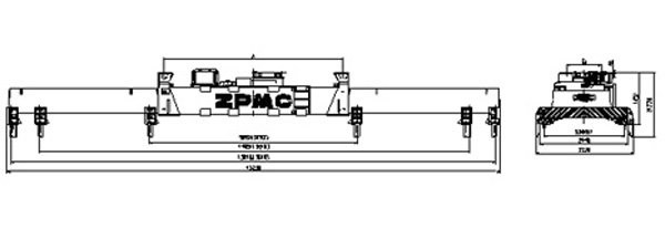 ZPMC Single-Lift Spreader( Fixed Flipper ) – Eu Jin Sdn Bhd