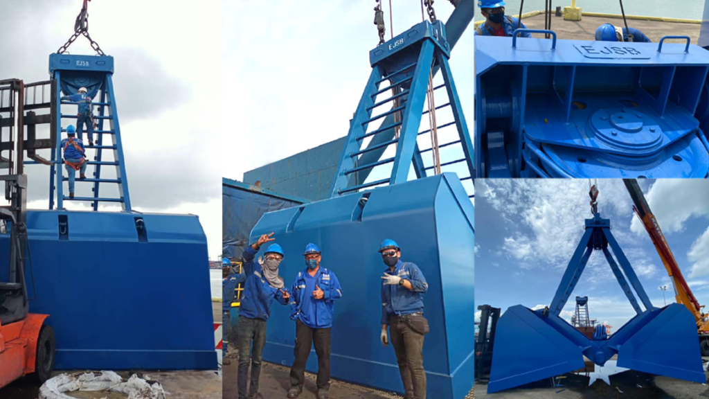 Supply of 35 CBM 4 Ropes Mechanical Grab – EU JIN SDN BHD